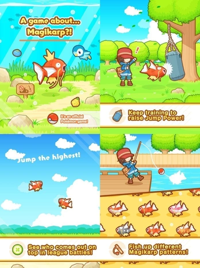 Magikarp Jump - Strongest Pokémon ever launches its own mobile game ...