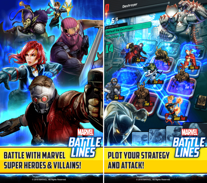 MARVEL Battle Lines - Nexon and Marvel unveils new trailer at Comic Con ...