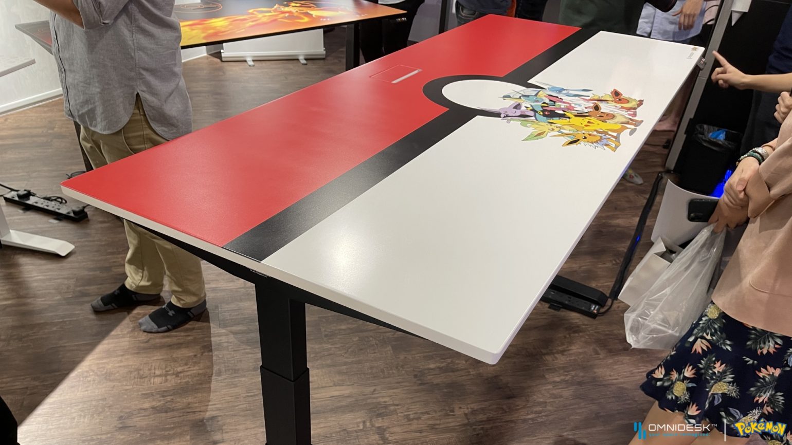 Omnidesk - Pokémon collection of standing desks launches in Singapore ...