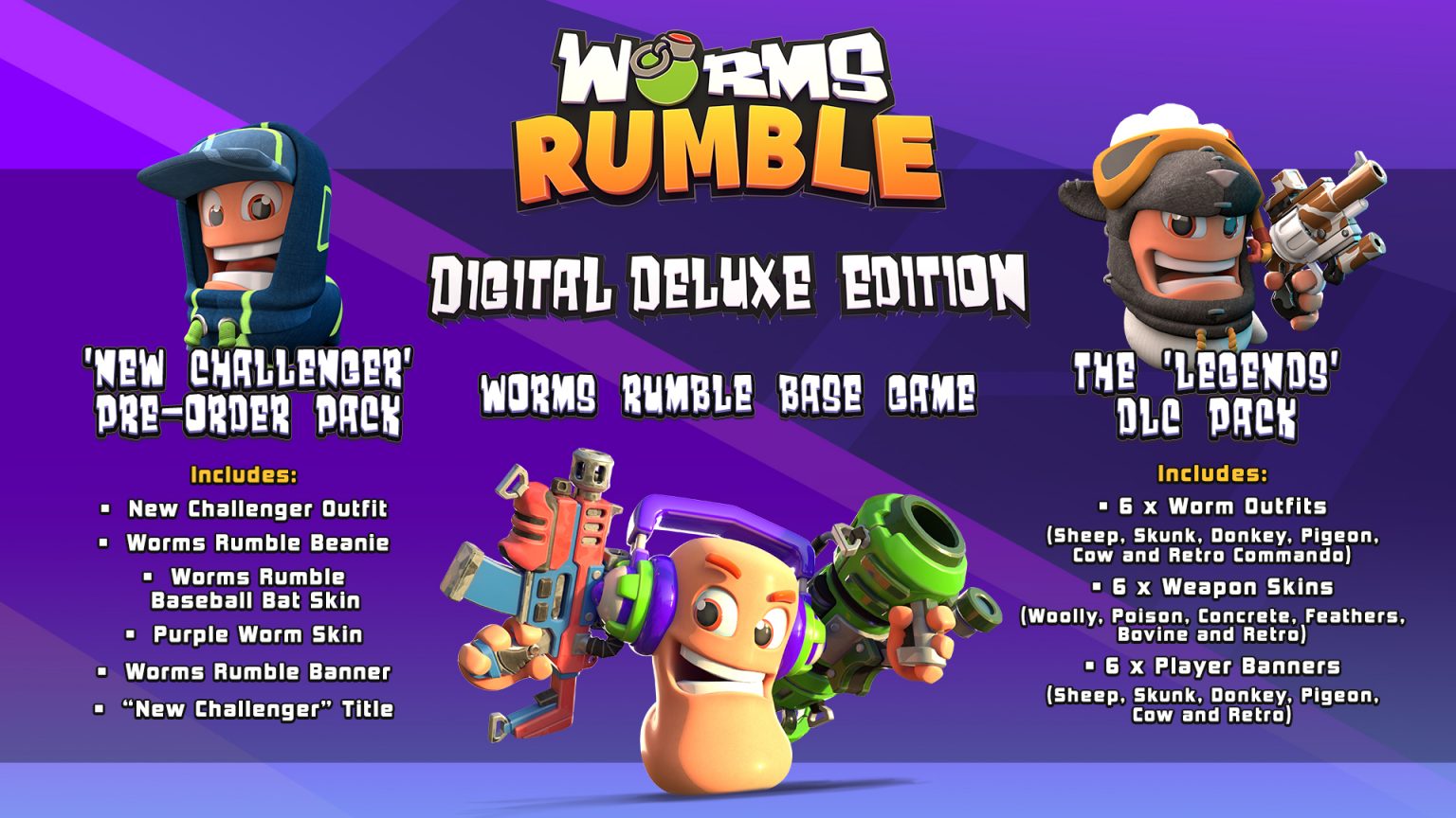 Worms Rumble - Real-time 32-player PVP title launches on Steam - MMO ...